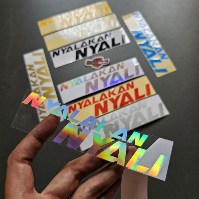 Jual Stiker Sticker NYALAKAN NYALI Cutting | Shopee Indonesia
