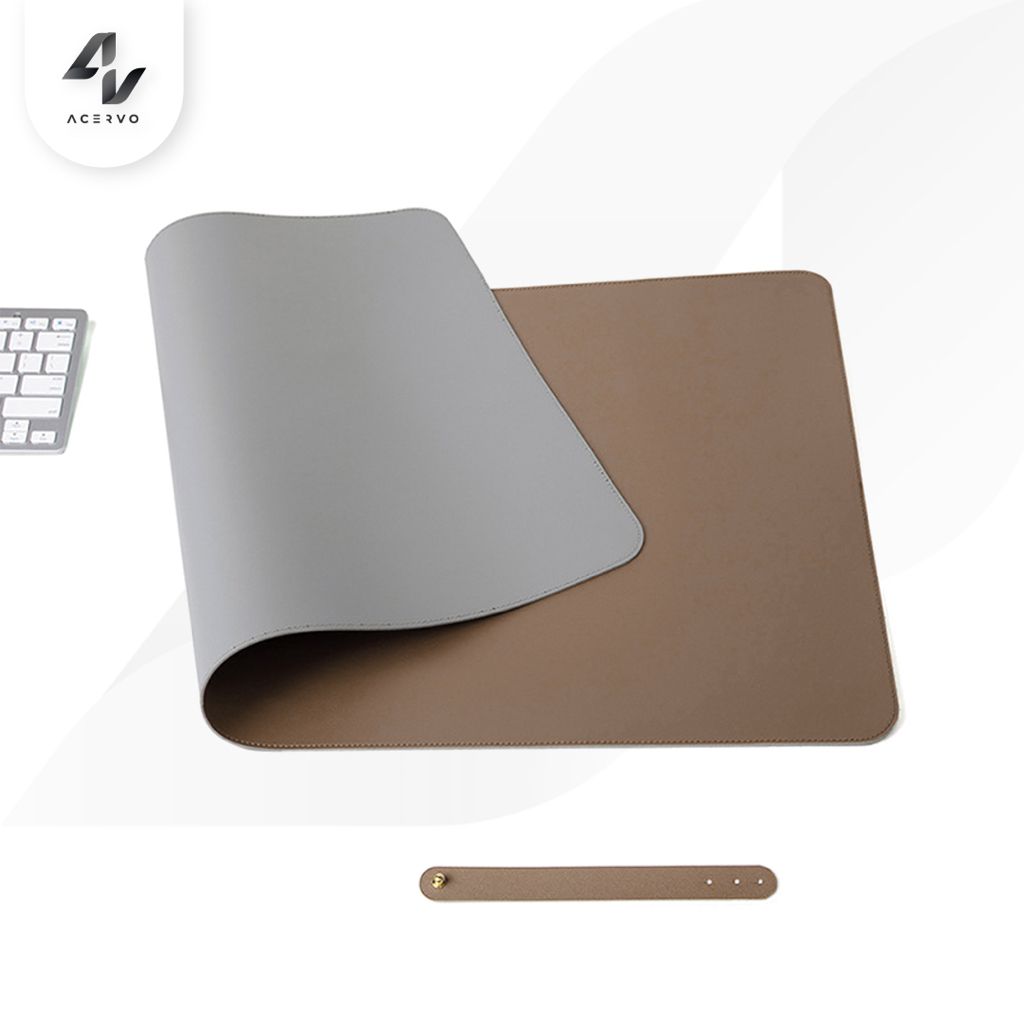 Jual Leather Desk Mat Pastel Keyboard Mouse Pad Two Tone Huge Size Alas ...