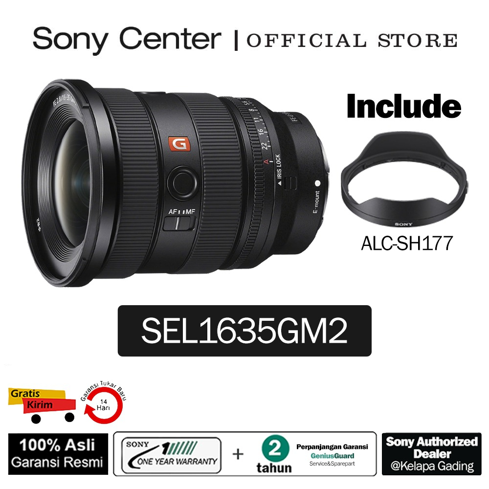 Jual SONY FE 16-35mm F2.8 GM II / Lensa Sony G Master Lens / Lensa Wide ...