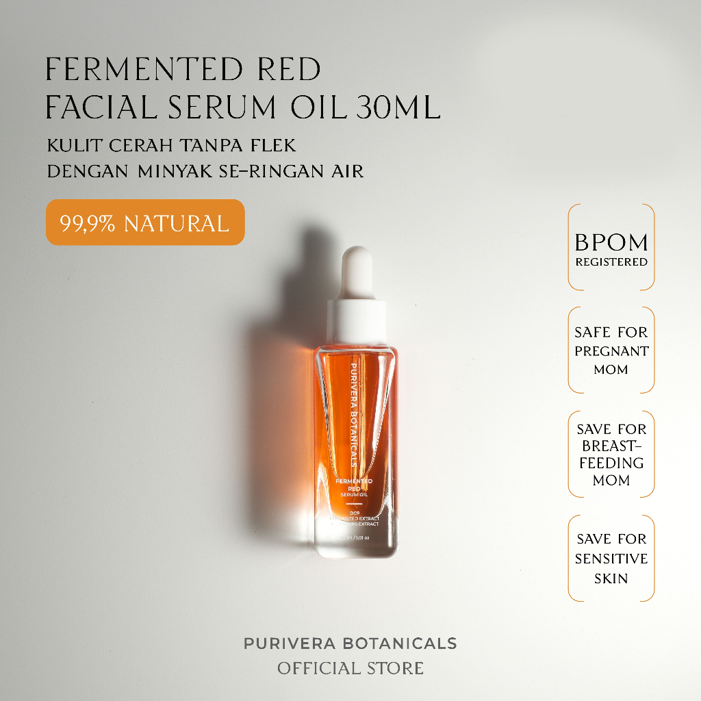 Jual Fermented Red Facial Serum Oil - PURIVERA BOTANICALS ...
