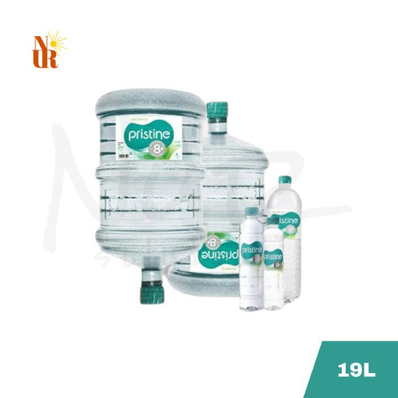 Jual Pristine8.6+ Galon 19L (Galon + Isi) | Shopee Indonesia