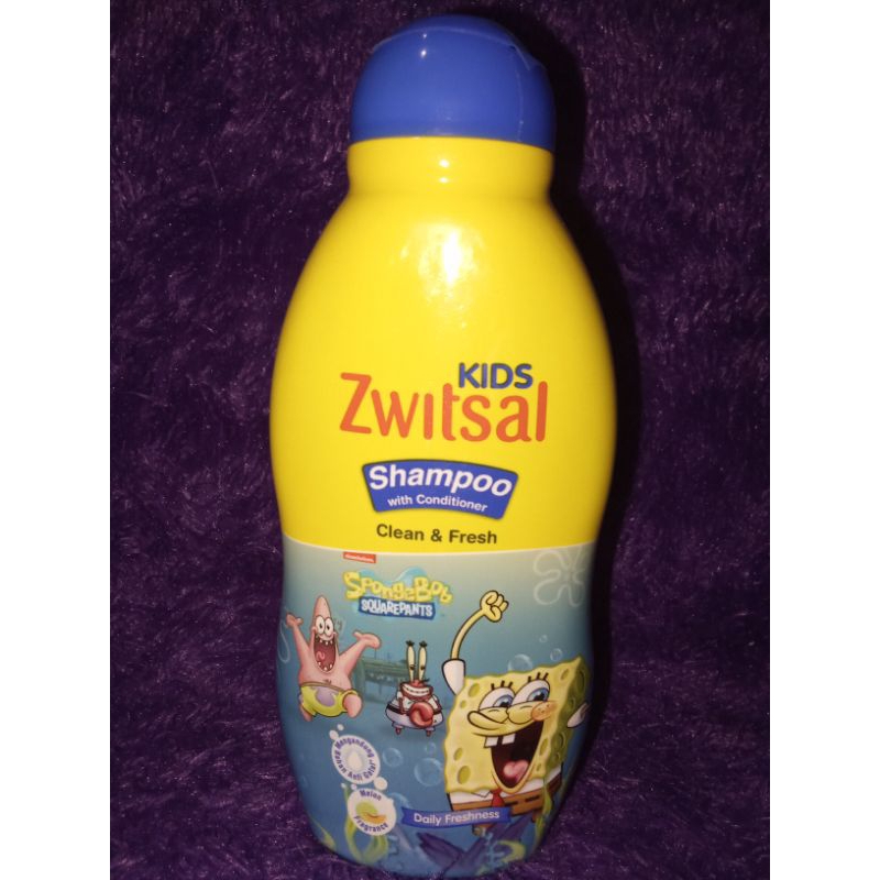 Jual Zwitsal Kids Shampoo With Conditioner seri Spongebob 180ml ...
