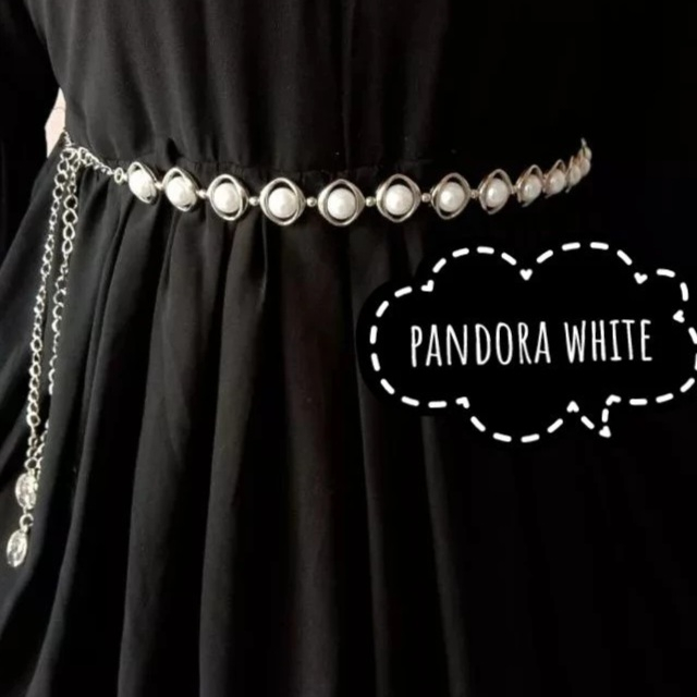 Jual iKAT PINGGANG RANTAI MUTIARA/SABUK RANTAI DRESS/BELT RANTAI ...