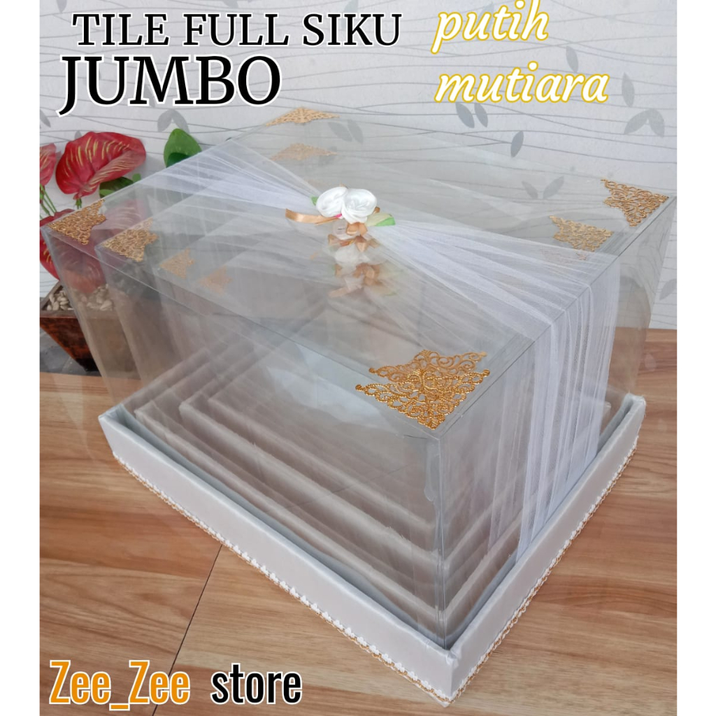 Jual KOTAK HANTARAN/KOTAK SESERAHAN/BOX HANTARAN MIKA ISI 4 PCS ...