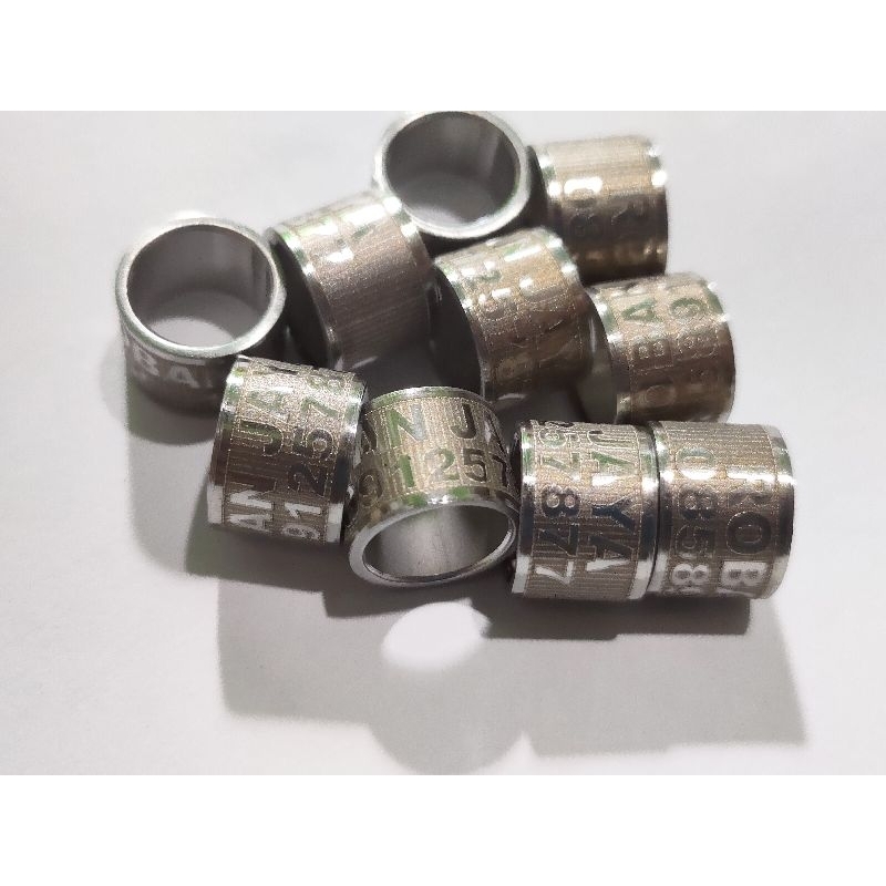 Jual Ring merpati baja blok laser kuat tebal potongan rapih | Shopee ...