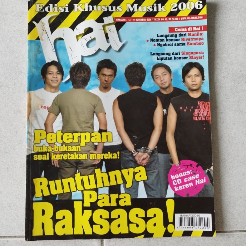 Jual artikel panjang bubarnya Peterpan, Evanescence, Konser slayer di ...