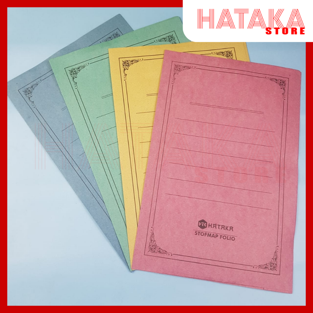 Jual (HATAKA) Stopmap Kertas Map Kerta File Dokumen Merk HATAKA 1pak ...