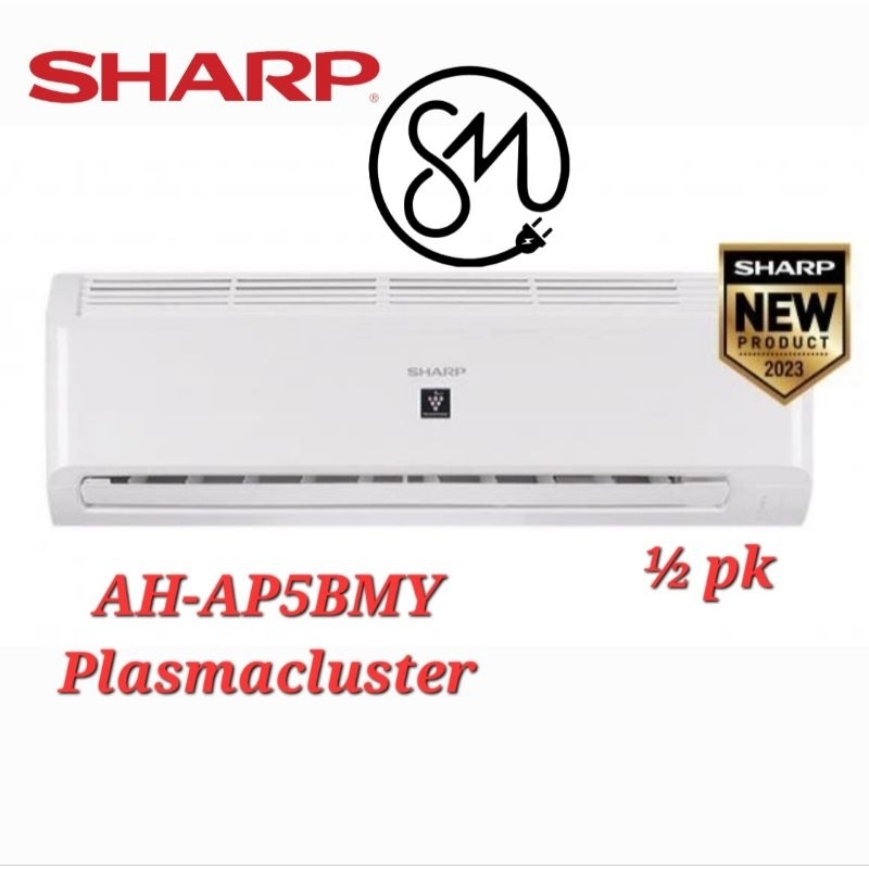 Jual AC Sharp 1/2 pk AH-AP5BMY Plasmacluster 5BMY 0.5 Garuda Series | Shopee Indonesia