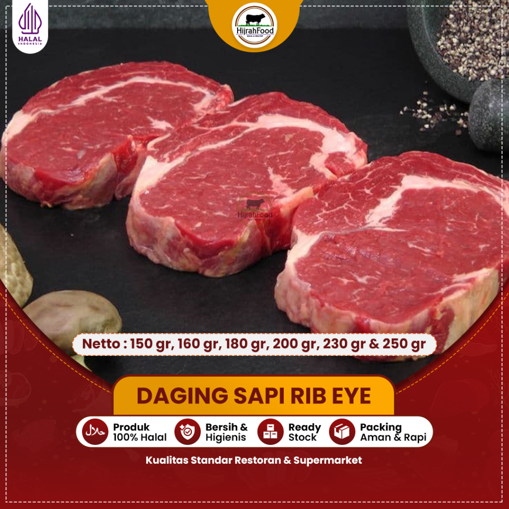 Jual Daging Sapi Rib Eye Aus Cube Roll Fresh Frozen Beef Ribeye Steak