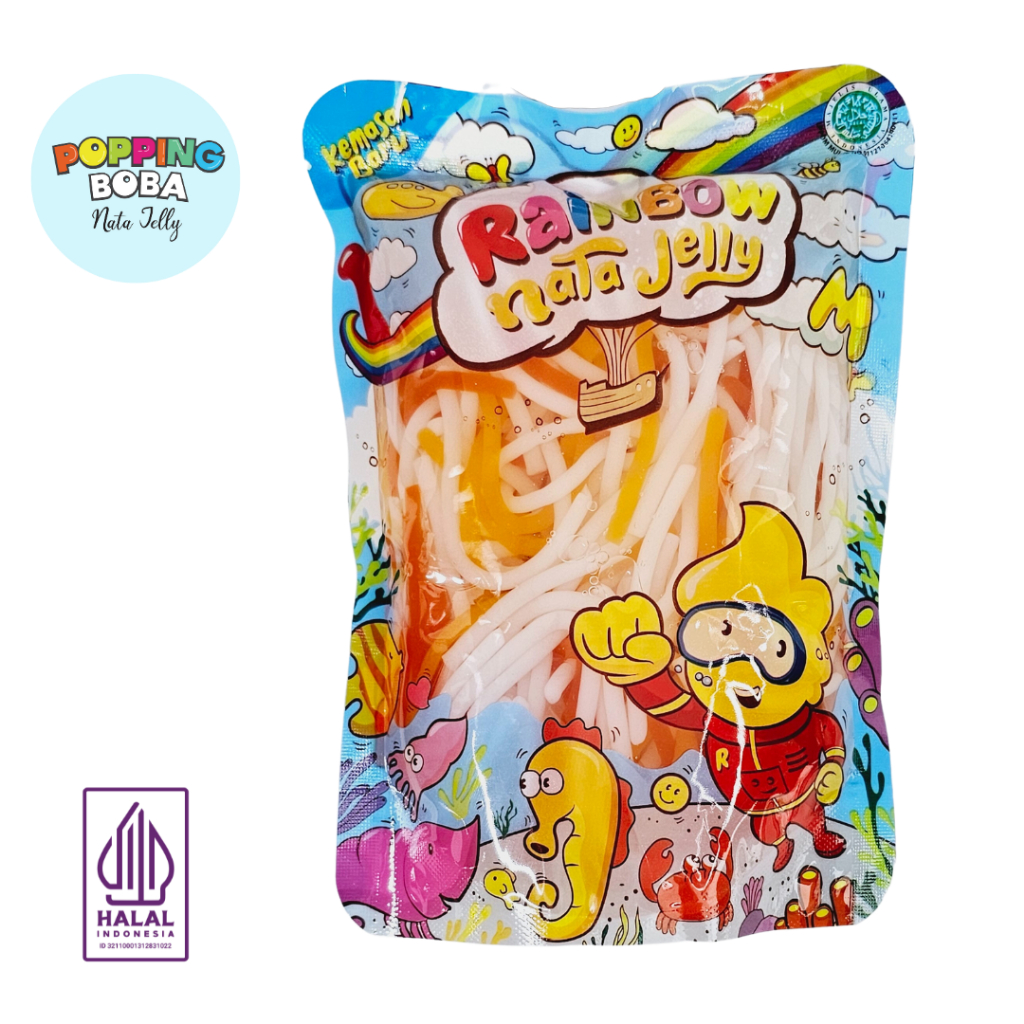 Jual Popping Boba Nata Jelly - Jelly Motif Serut | Topping Minuman ...