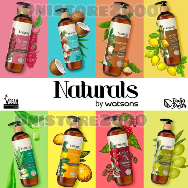 Jual Naturals by Watsons Shampoo dan Conditioner 490ml | Shopee Indonesia