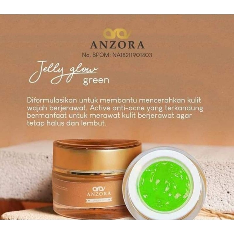 Jual ANZORA JELLY GREEN //ANZORA SKINCARE//ORIGINAL | Shopee Indonesia