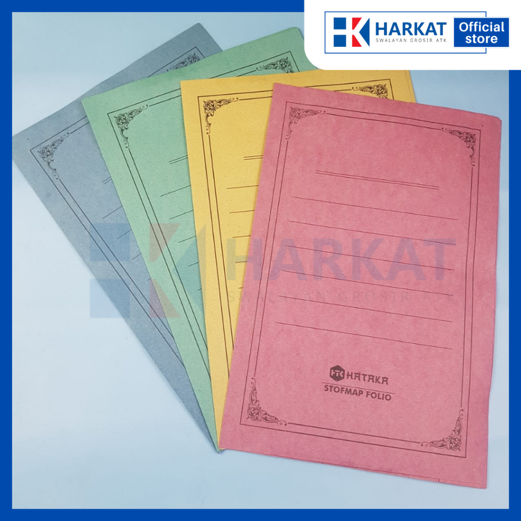 Jual ( 1 PAK ISI 50PC )STOPMAP KERTAS WARNA MAP KERTAS FILE STOPMAP ...