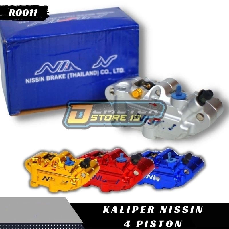 Jual Kaliper Nizzin Monoblok Kanan Cnc 4 Piston Model Pala Babi Caliper Monoblock 4 Piston Kanan ...