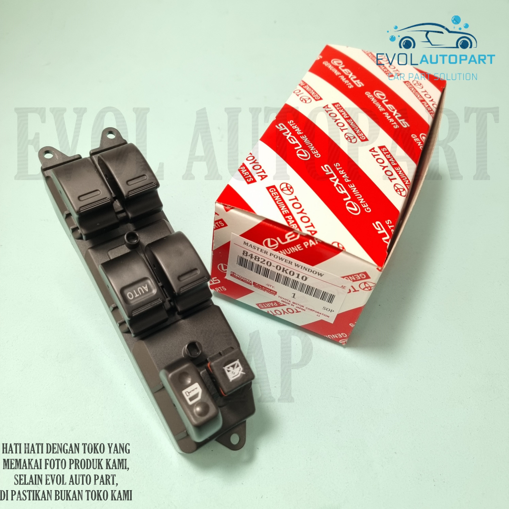 Jual Switch Master Saklar Power Window Innova Fortuner Hilux 2004 2005 ...