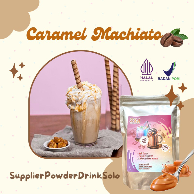 Jual Powder Drink Caramel Machiato (Caramel Latte) 1 KG | Shopee Indonesia