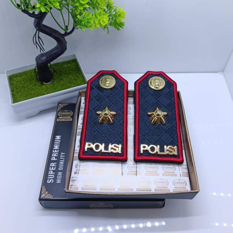 Jual PANGKAT PDU POLISI / POLRI KOMPOL LIS MERAH SUPER PREMIUM ...
