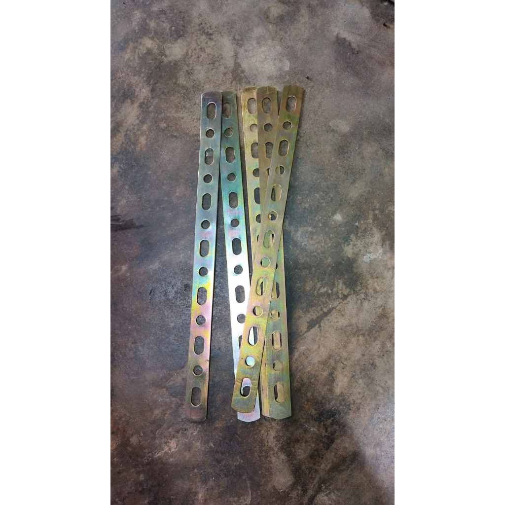 Jual BESI PLAT BOLONG KANLPOT KUNINGAN SERBAGUNA BREKET KNALPOT LOBANG ...