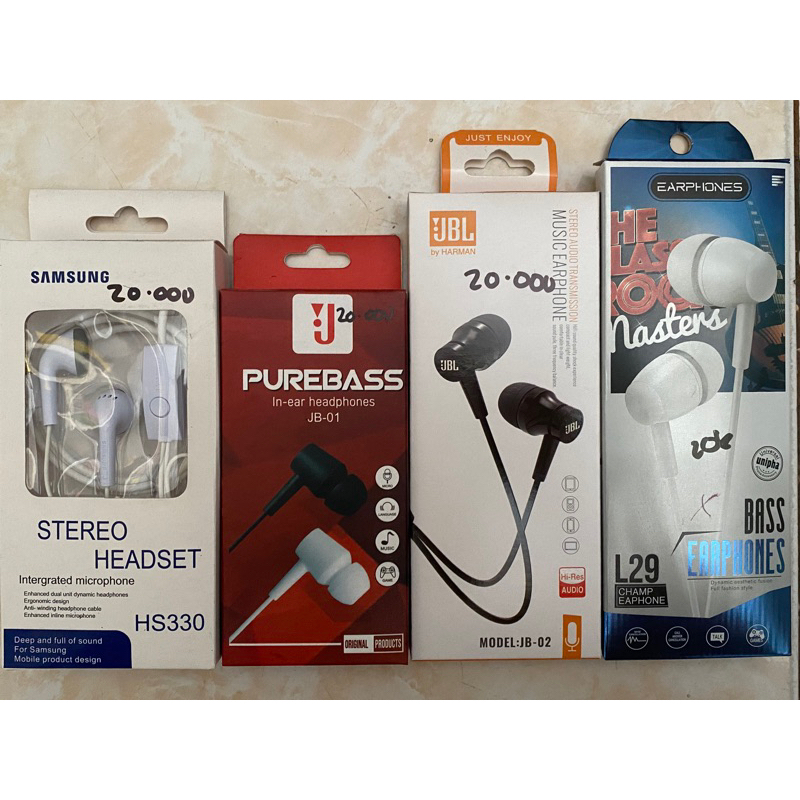 Jual headset random | Shopee Indonesia