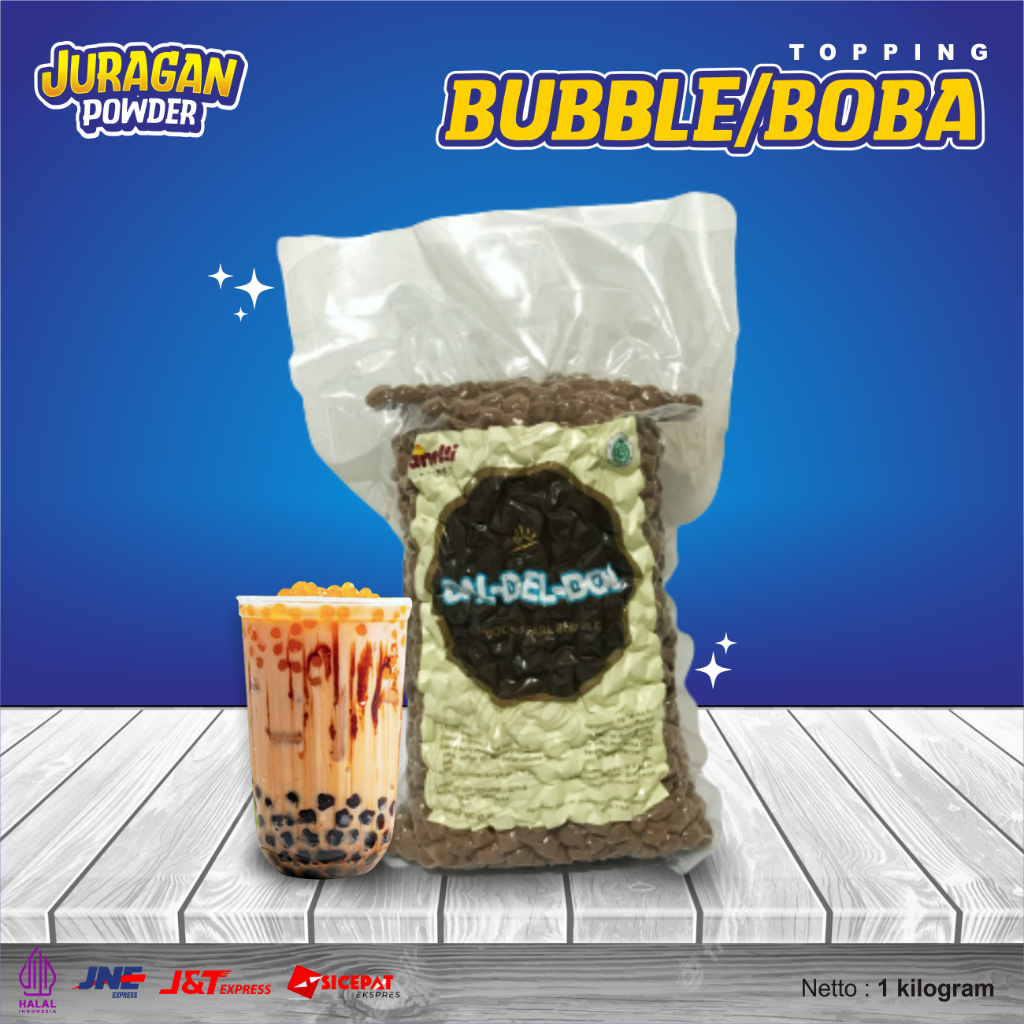 Jual Tapioka Pearl Boba Bubble Brown Sugar 1 Kilogram / Bubble 1 kg ...
