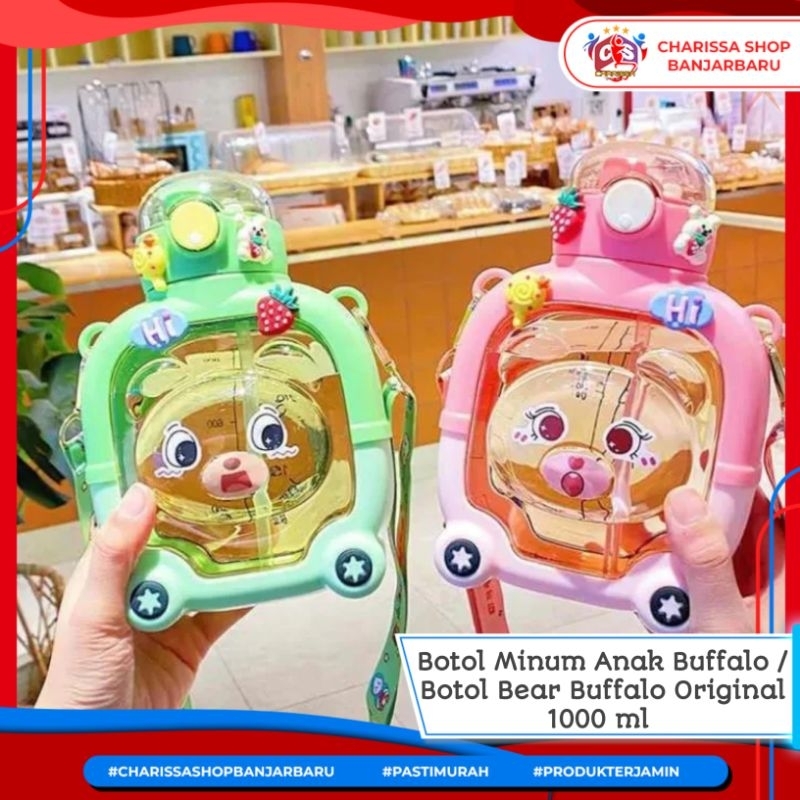 Jual Botol Minum Anak Buffalo / Botol Bear Buffalo Original 1000 ml ...