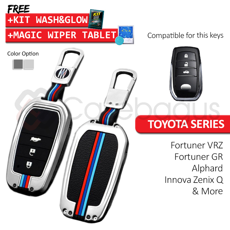 Jual Toyota Fortuner GR Sport 2022 2023 - 2in1 Metal Case Kunci Mobil ...