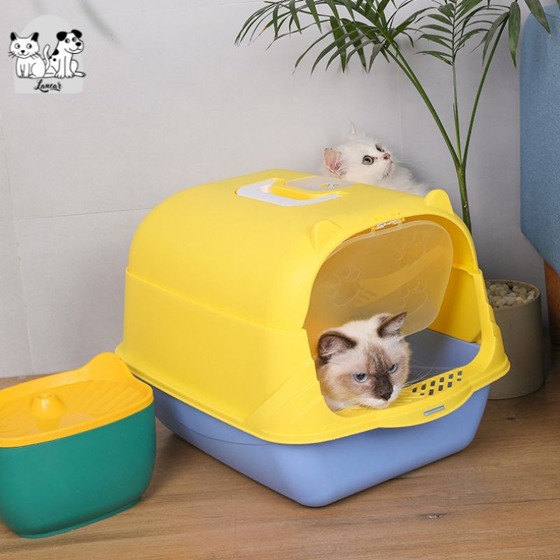 Jual Tempat Pasir Kucing Bentuk Lucu Free Scoop / Cat Litter Box ...