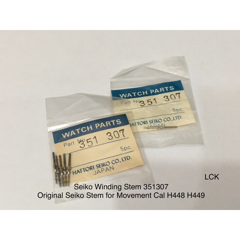 Jual Seiko Winding Stem 351307 ( Original Seiko Stem #401 for Movement Cal H 448 H 449 ) / As ...
