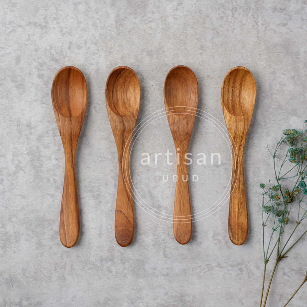 Jual Yasa - Sendok Kayu Jati / Sendok Ice Cream Kayu Jati / Sendok Teh ...