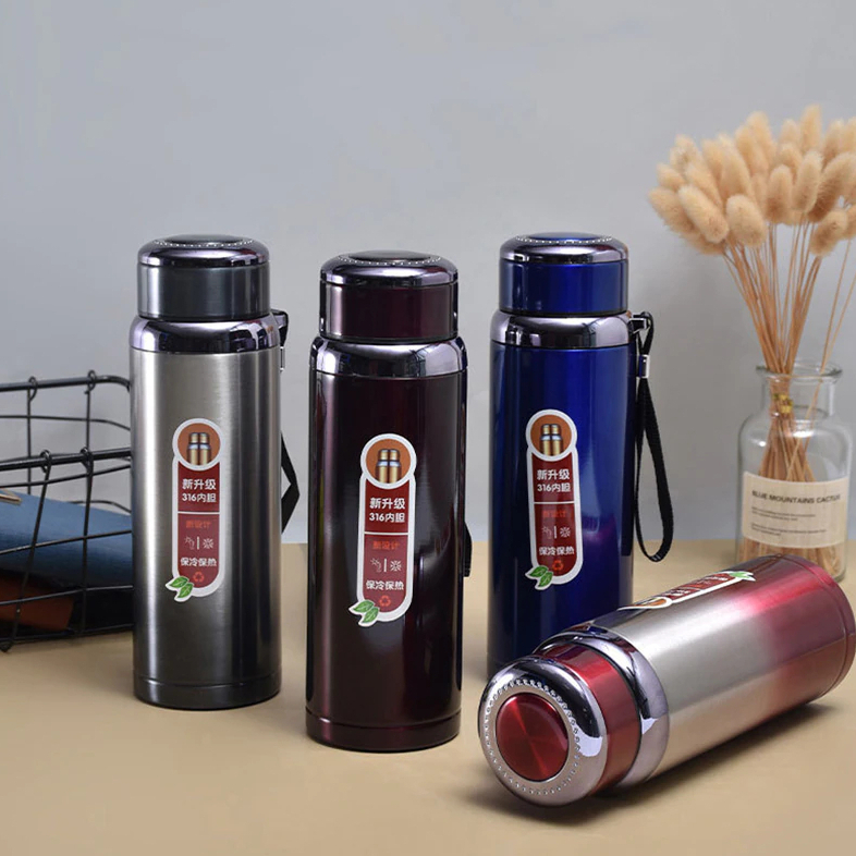 Jual Botol Termos 800 ML Stainless Premium Tahan Air Panas Dan Air ...