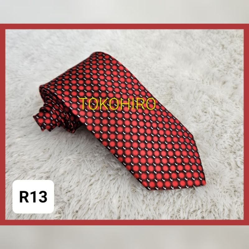 Jual DASI PANJANG PRIA MERAH BAHAN PREMIUM MOTIF GARIS POLKADOT KOTAK ...