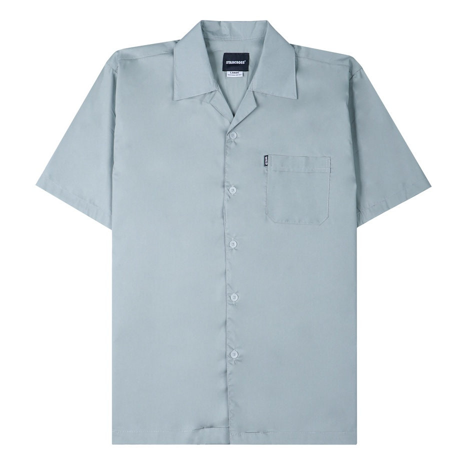 Jual STARCROSS Hawaiian Shirt - HS HW 123 - Light Grey | Shopee Indonesia