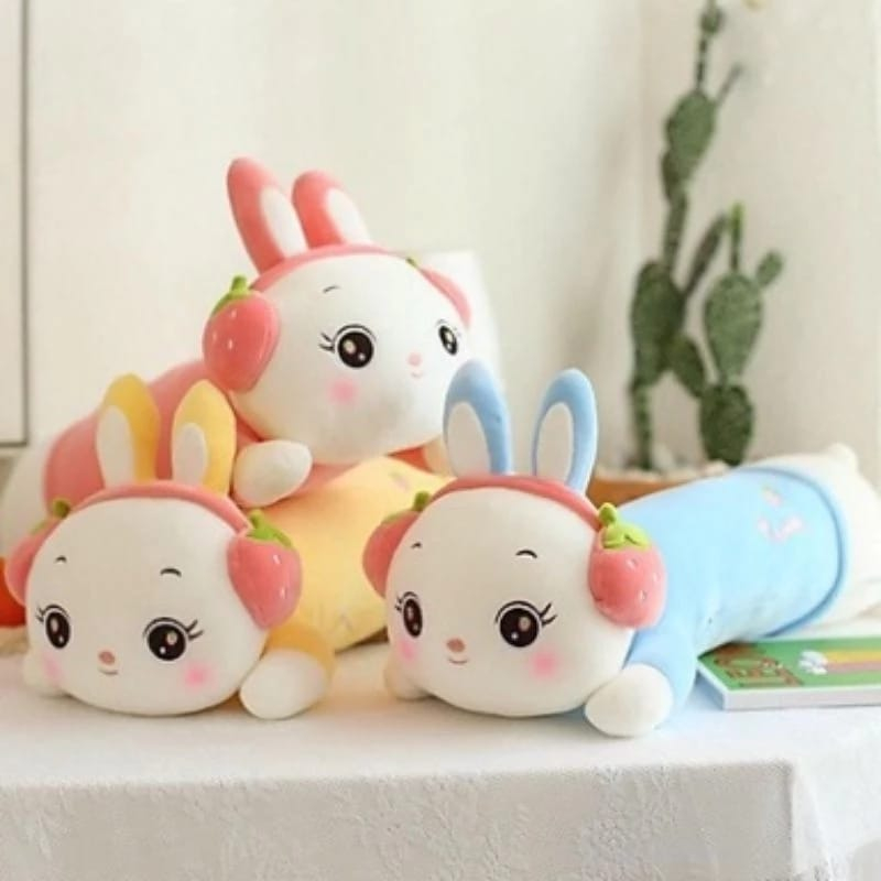 Jual Boneka guling rabbit bunny 50cm bahan yelvo lembut lucu imut ...
