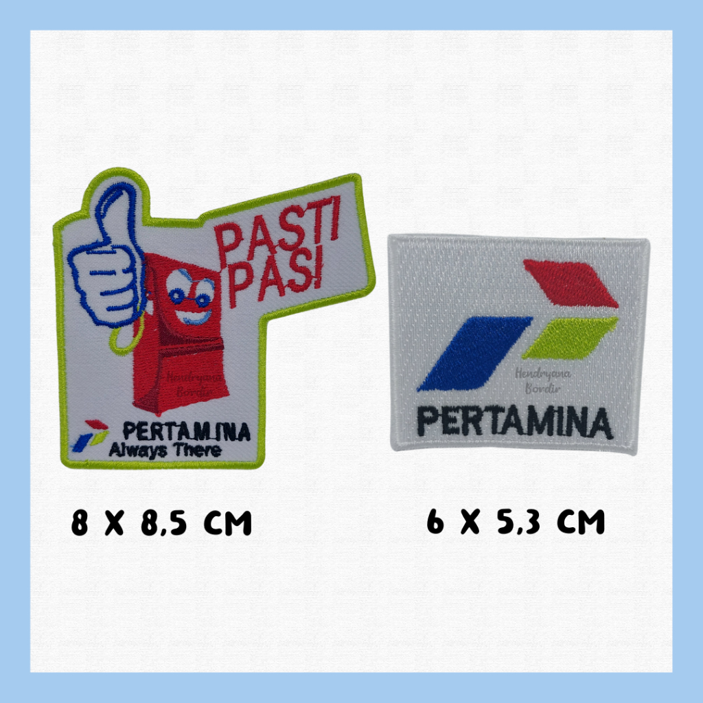 Jual Bordir Logo Pertamina Pasti Pas | Shopee Indonesia