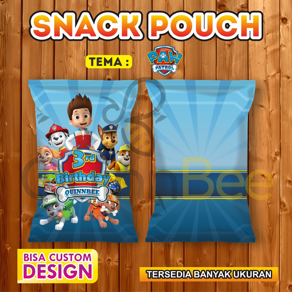 Jual Snack Pouch Jumbo|Pouch Ultah|Kemasan Snack Ulang Tahun|Birthday ...