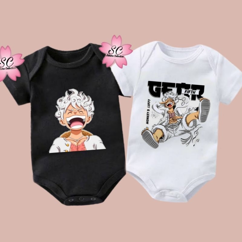 Jual BABY JUMPER ANIME ONE PIECE LUFFY GEAR 5 | JUMPER BAYI ONEPIECE ...