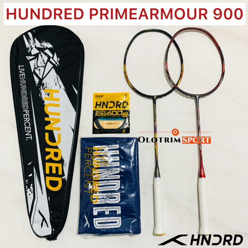 Jual Raket Badminton HUNDRED PRIMEARMOUR 900 32LBS ATTK ATTACK HDRD ...