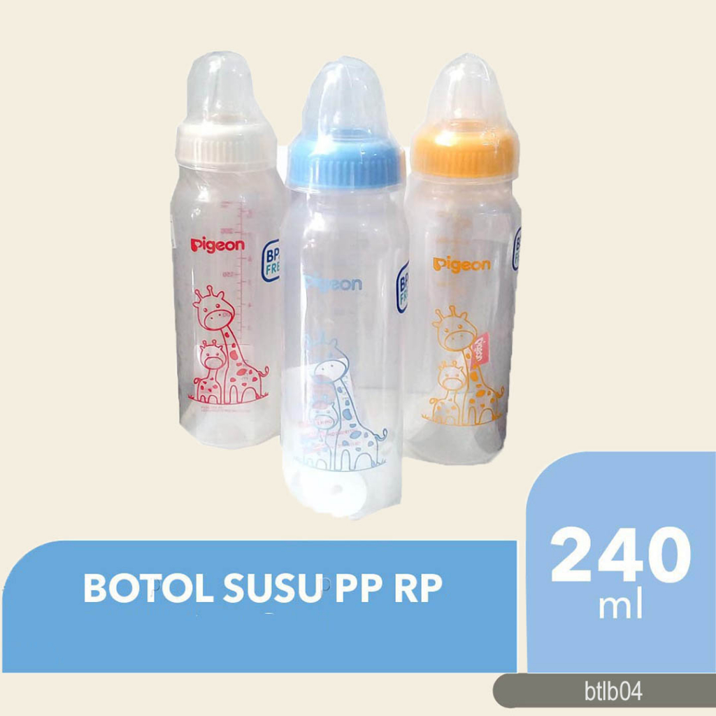 Jual Botol susu sedang/ botol susu 240ml/botol susu/ botol susu pigeon ...