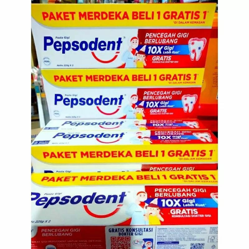 Jual [PAKET 2 BOX ] PEPSODENT PAKET HEMAT BELI 1 GRATIS 1 225G TERMURAH ...