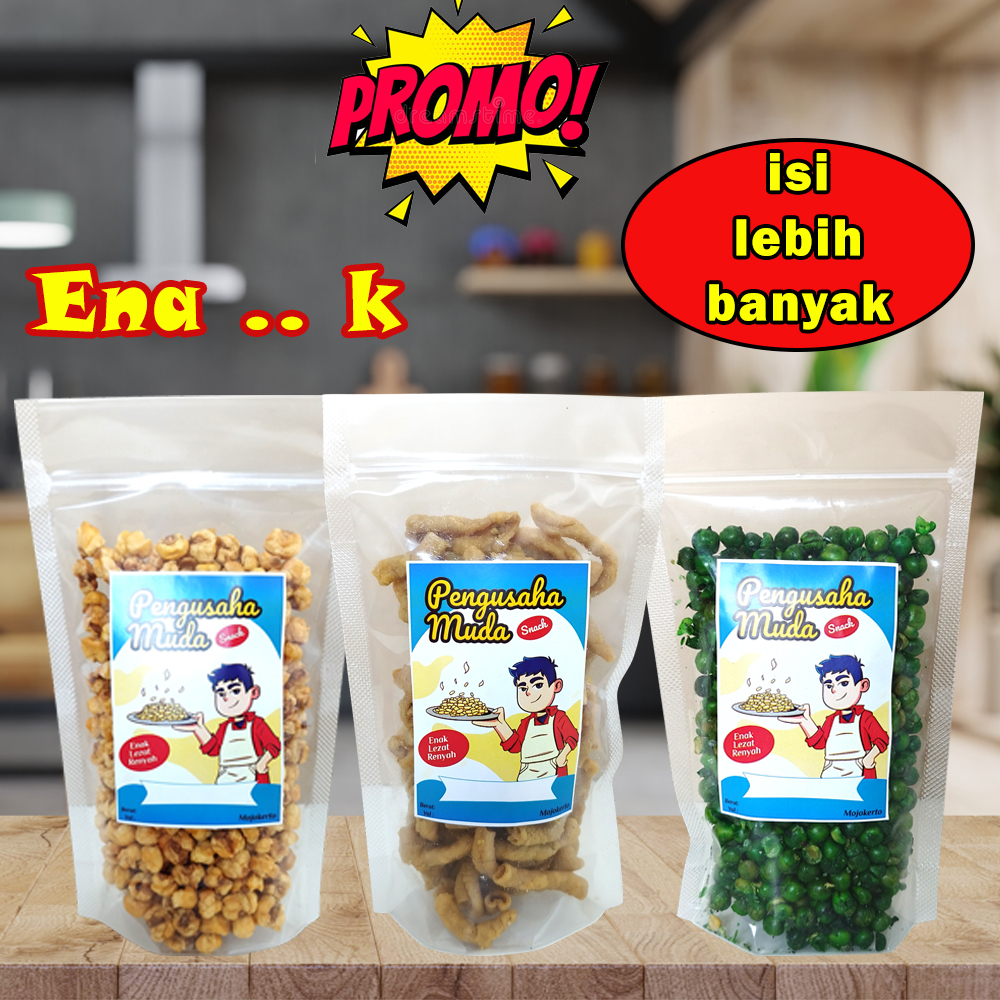 Jual Basreng pedas kacang polong marning seblak kencur makaroni pedas ...