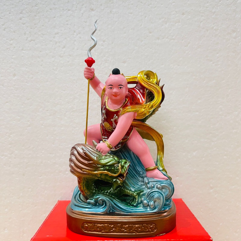 Jual patung dewa Naca nezha locia injak naga 4in 10cm | Shopee Indonesia