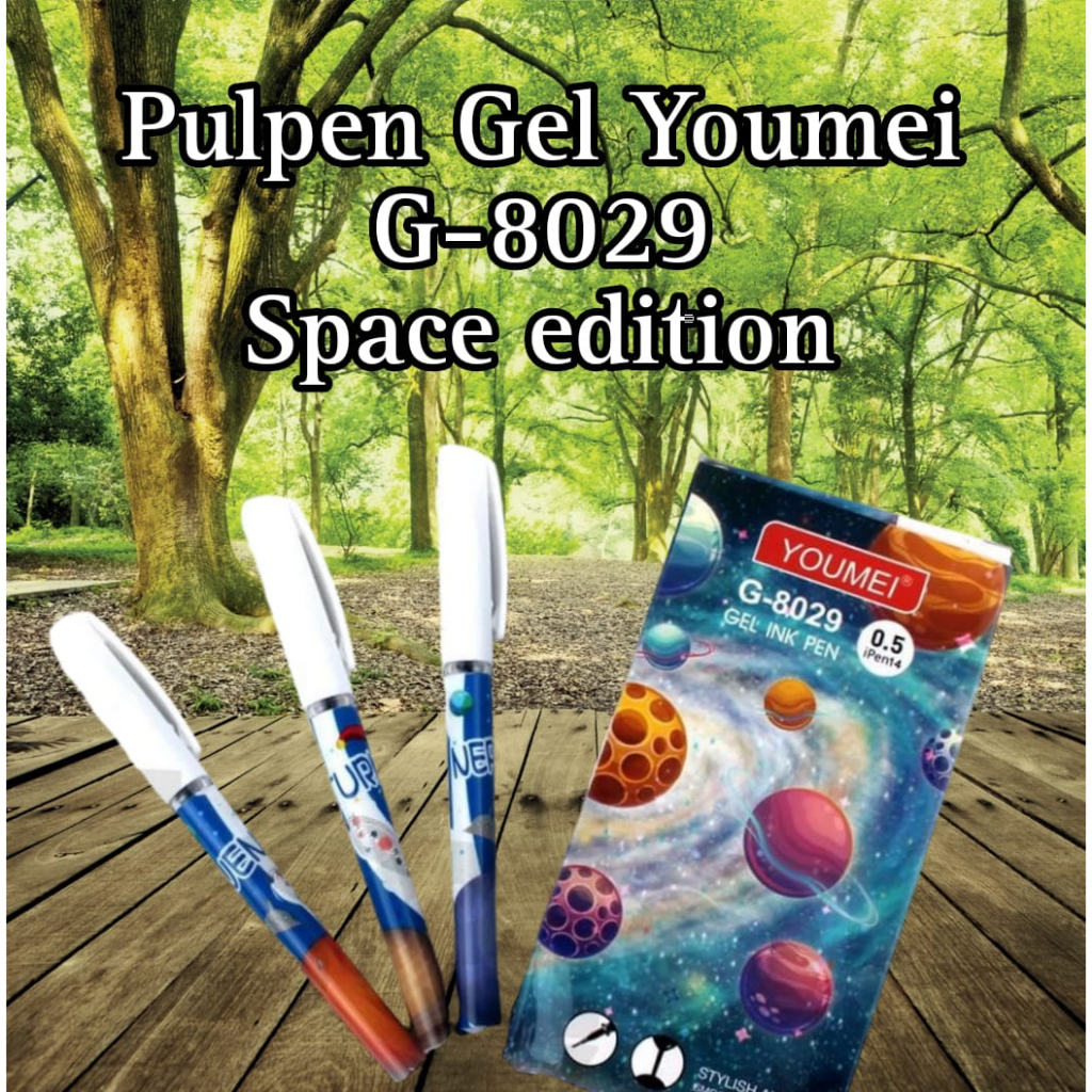 Jual pena gel youmei space edition / 1 lusin pulpen youmei 8029 ...