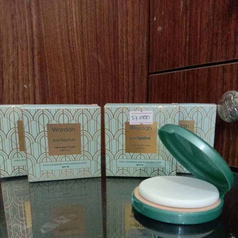 Jual Wardah Exclusive Refill Two Way Cake 12 gr | Shopee Indonesia
