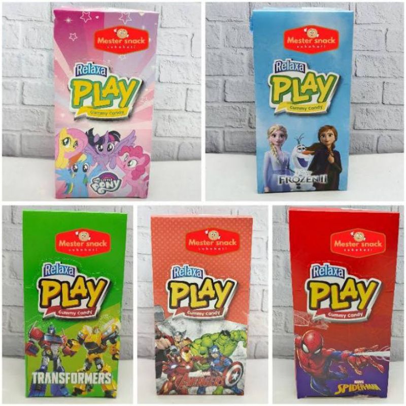Jual Relaxa Play Permen gummy rasa buah 1 box isi 12x10gr | Shopee ...