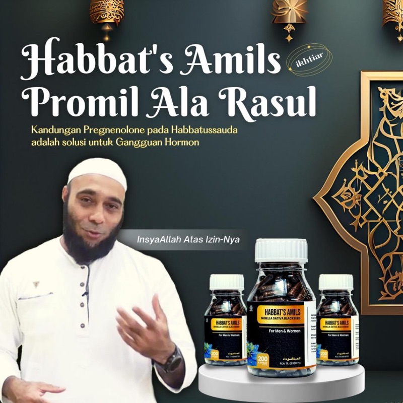 Jual HABBAT'S AMILS 100 KAPSUL PROMIL (ORIGINAL) | Shopee Indonesia