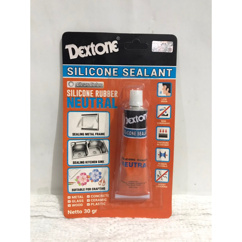 Jual LEM SILIKON ODOL BENING DEXTONE 30gr (silicone rubber neutral ...
