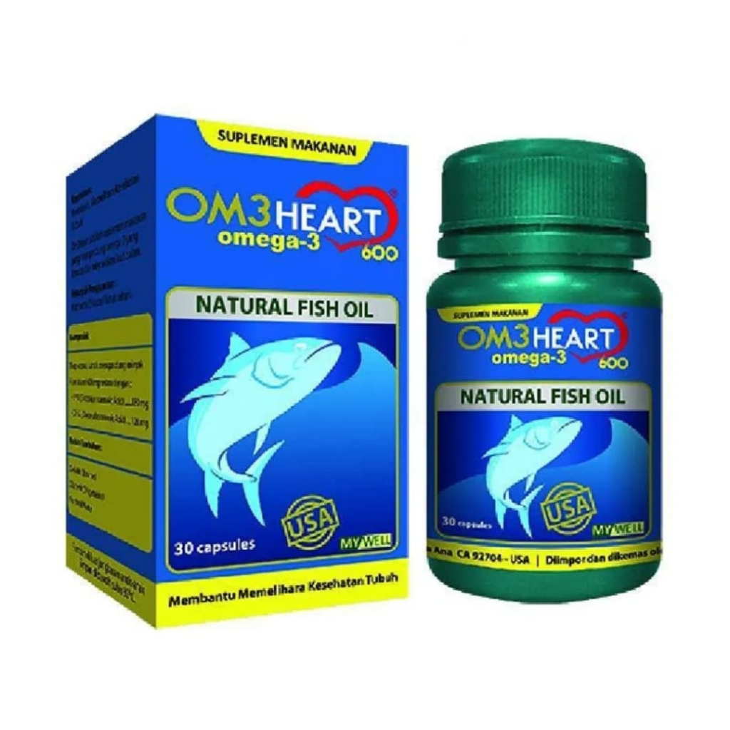 Jual om3heart omega 3 30 kapsul | Shopee Indonesia