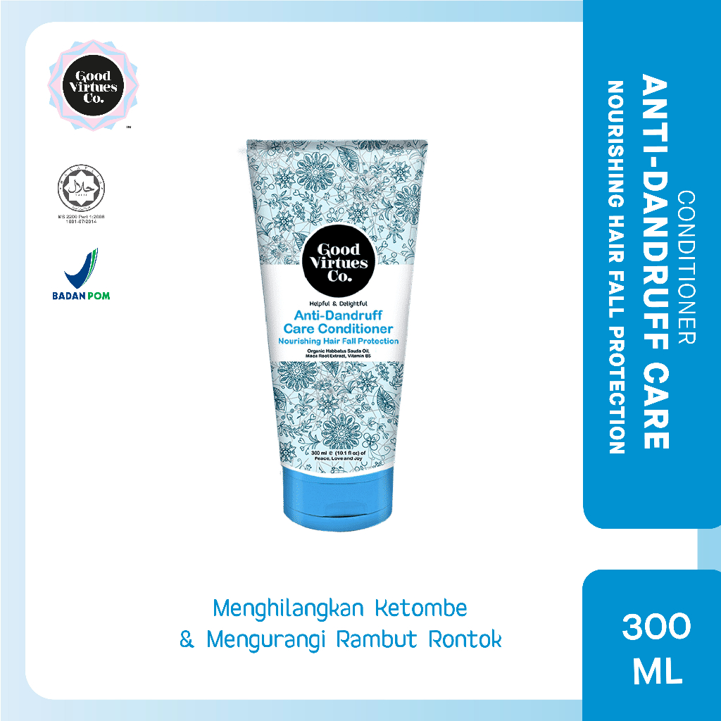 Jual GOOD VIRTUES CO SHAMPOO GVC (anti dandruff, oily, all hair types ...