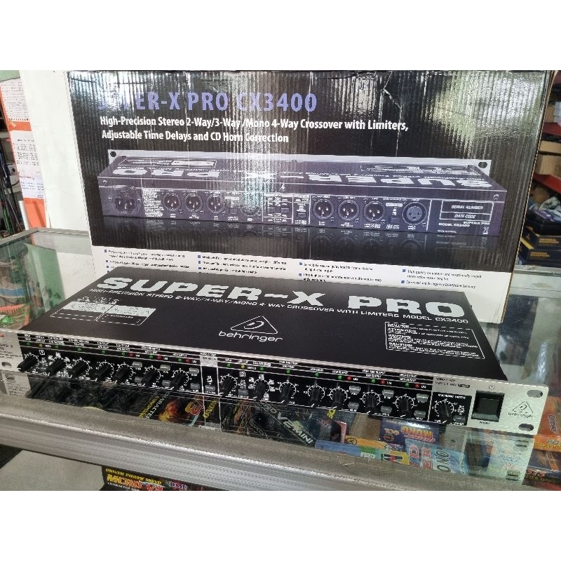 Jual Crossover Cyber X Pro Behriger CX 3400 Super X pro 2/3/4 way ...