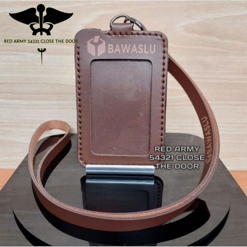 Jual Tali Lanyard Name Tag ID Card Holder Logo BAWASLU | Shopee Indonesia